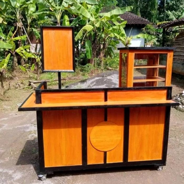 Jual gerobak booth stand jualan minuman - Kab. Klaten - Gerobak ...