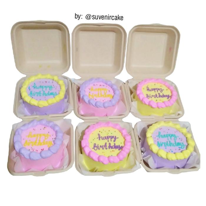 Jual Bento Cake/kue ulang tahun bento cake box/kue ultah bento cake box ...