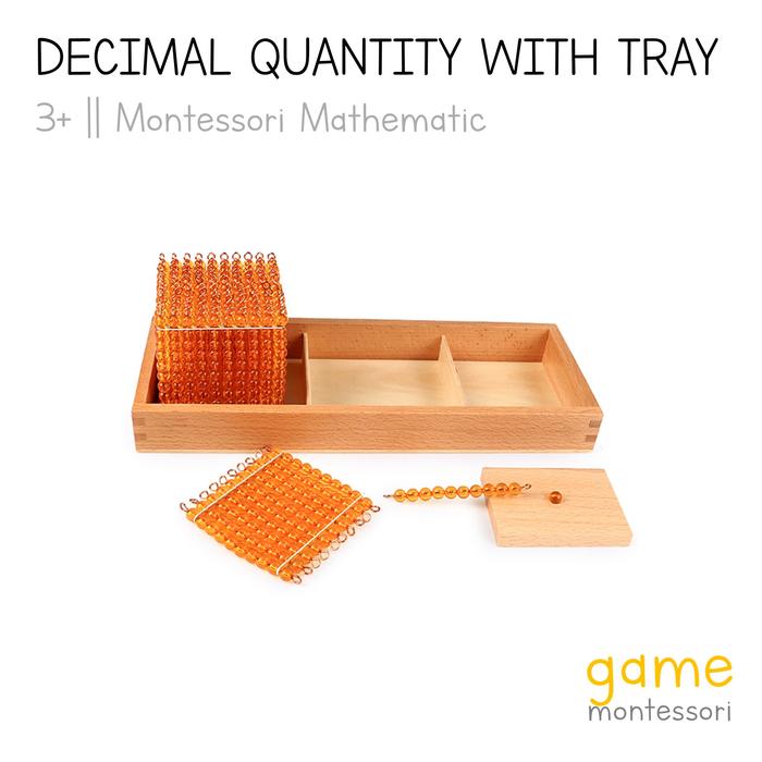 Jual Montessori Introduction to Decimal or Symbol - Quantity - Kab ...