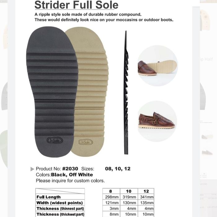Jual Dr. Sole #2030 Strider Full Sole - 8 Off White Di Seller Sweet ...