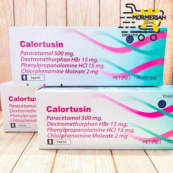 Jual CALORTUSIN STRIP isi 10 Kaplet - Obat Flu, Batuk, Demam & Pilek ...