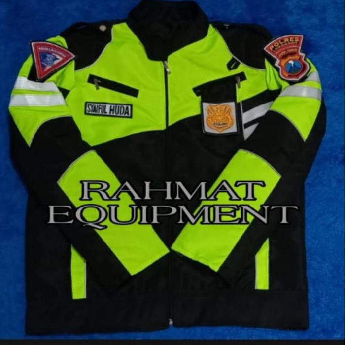 Jual Jaket Polisi Patwal Jaket Polantas Full Logo - JAKET POLISI, XL ...