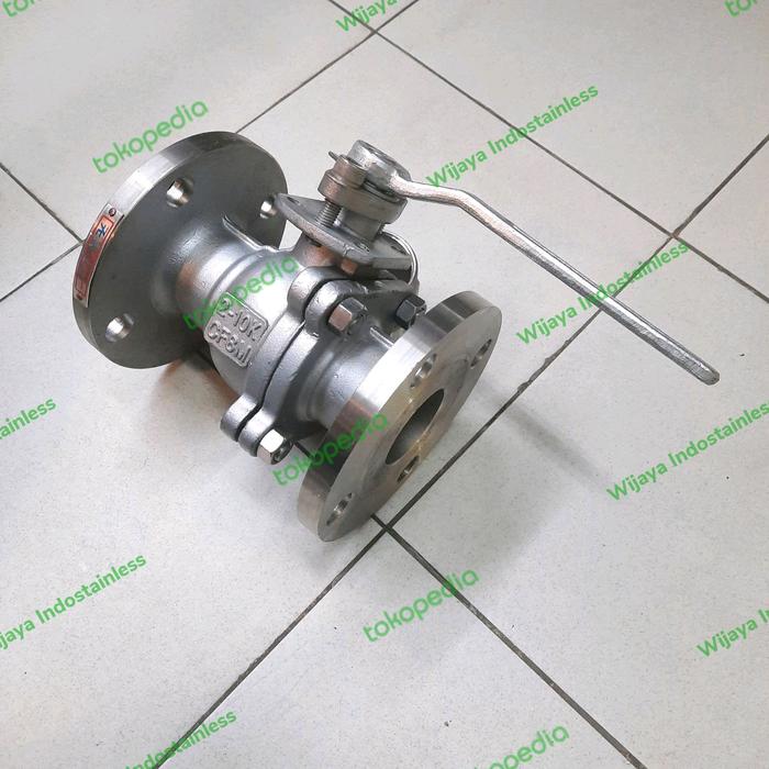 Jual Ball Valve Flange JIS 10K 1" inch DN25 Stainless SS 316 CF8M SS316 - Jakarta Barat - WIJAYA ...