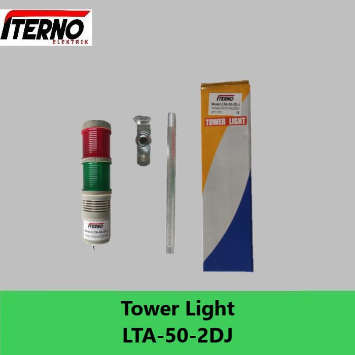 Jual Lampu Menara Signal Tower Light LED Buzzer 2 Lampu Multivolt ...