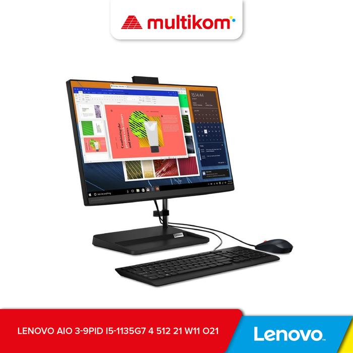 Promo LENOVO PC AIO 3-22ITL6 9PID i5-1135G7 4GB 512GB SSD FHD W11 O21 ...