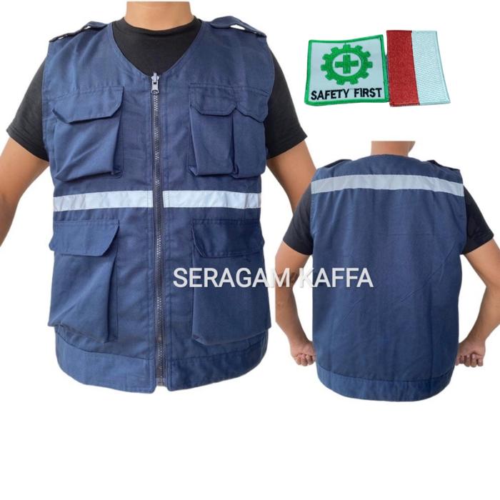 Jual Wearpack Rompi Premium katelpak Proyek lapangan rompi Logo rompi ...