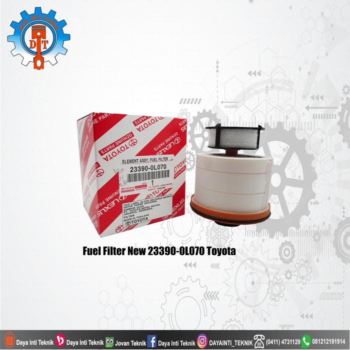 Jual Saringan Solar Element Assy, Fuel Filter New Hilux 23390-0L070 ...