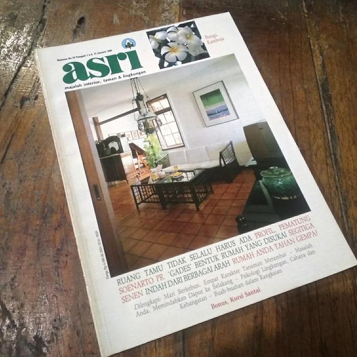 Jual MAJALAH ASRI MAJALAH INTERIOR TAMAN DAN LINGKUNGAN EDISI 31 JAN ...