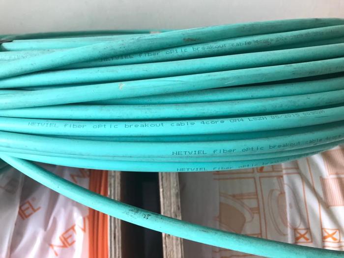 Jual NETVIEL Kabel 6 Core Indoor Multimode OM3 tight buffer AQUA (LSZH ...