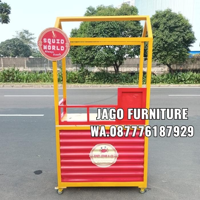 Jual BOOTH JATI BELANDA PROMO/ BOOTH MIE AYAM/ GEROBAK NASI UDUK ...