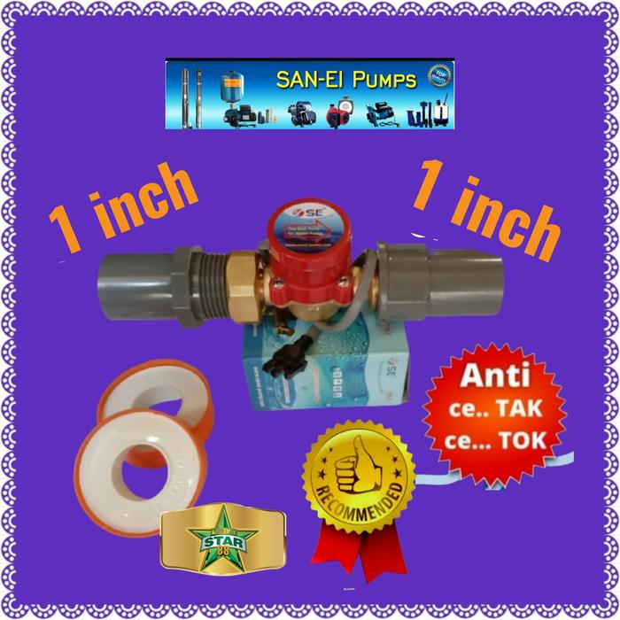 Jual Water flow switch brass SAN EI 1 X 1 inch otomatis pompa booster sanei - Kota Tangerang ...