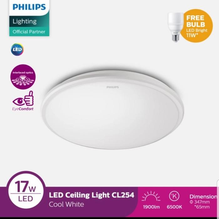 Jual Philips CL200 17wat EC RD LED CEILING -lampu plafon 32cm - Jakarta ...
