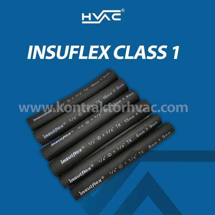 Jual Insuflex Insulation AC Class 1 Tebal 3/8" Panjang 1.8 Meter - 1/4 ...