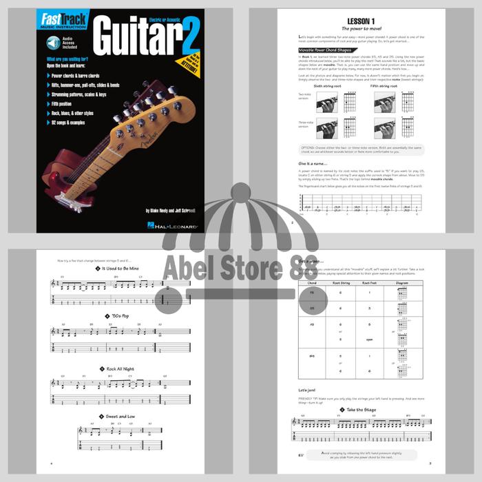 FastTrack Guitar Tablature Manuscript Book (64 pages)