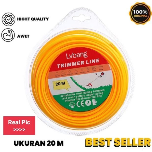 Jual Tali Senar Potong Rumput - Nylon Trimmer Line - Nylon Pemotong ...