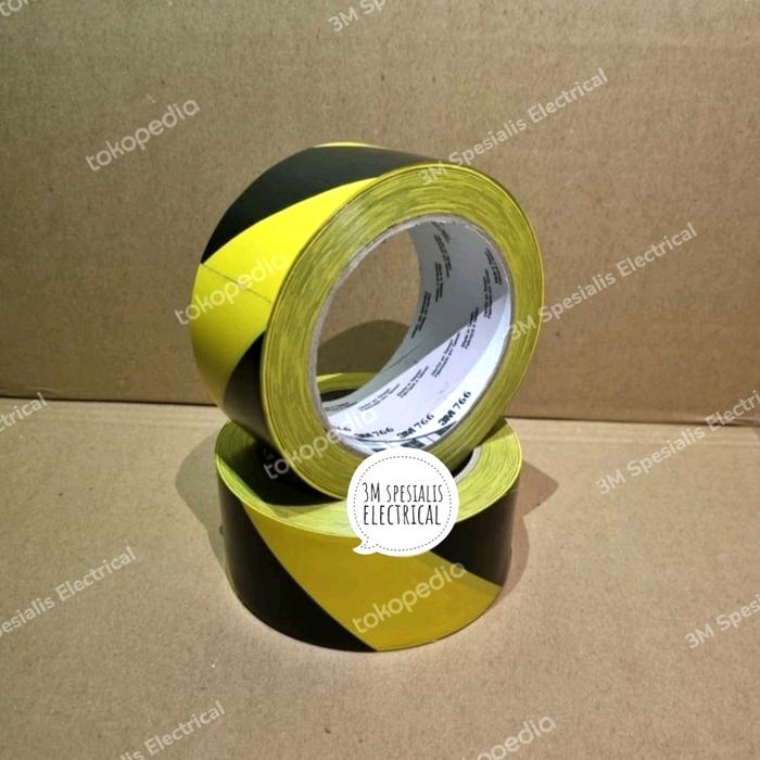 Jual Lakban lantai hitam-kuning/Floor marking tape 3M 766 - Kab. Bekasi - 3M Spesialis ...