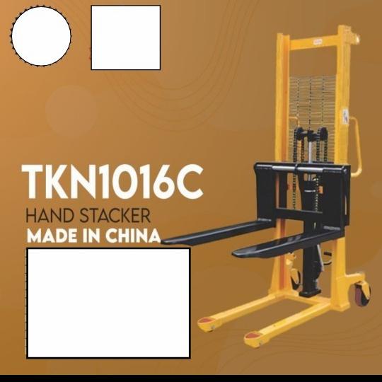 Jual Hand Lift Alat Angkat Barang 1 TON Hand Stacker 1,6 meter ...