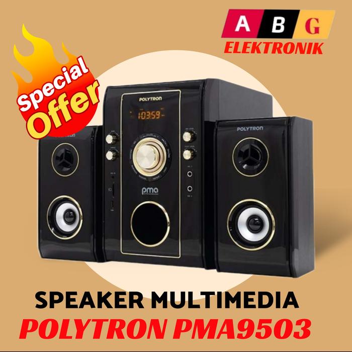 Jual POLYTRON PMA 9503 Speaker Aktif Multimedia Bluetooth & FM Radio - Kota Surabaya - ABG ...