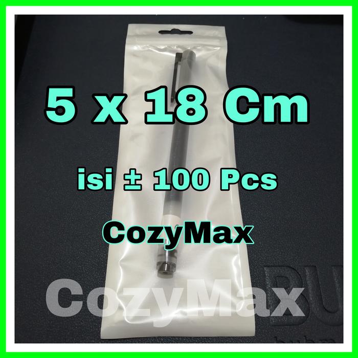 Jual Plastik Klip Aksesoris / Ziplock Zipper / Zip Lock kemasan 5x18 cm ...