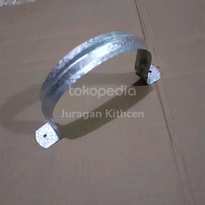 Jual Klem pipa besi 4 in / klem dinding 4" /klem flexible cerobong asap ...