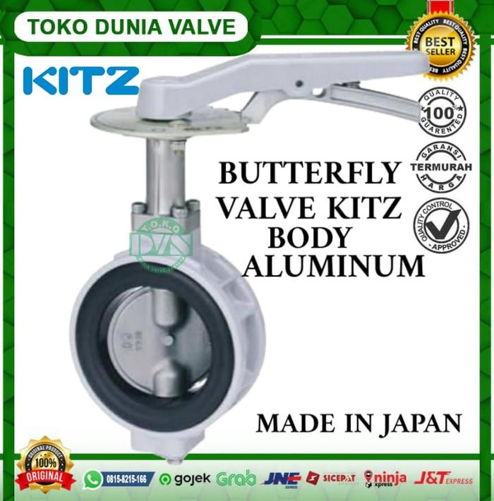 Jual KITZ 8" DN200 10XJME CLASS 10K/150 BUTTERFLY VALVE LEVER-HANDLE ...