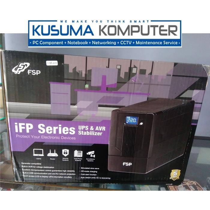 Jual FSP UPS iFP 1000VA 600W - Kab. Sleman - kusuma komputer_NEW ...