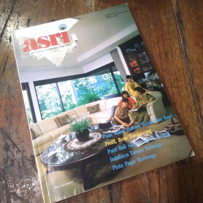 Jual MAJALAH ASRI MAJALAH INTERIOR TAMAN DAN LINGKUNGAN EDISI 31 MARET ...
