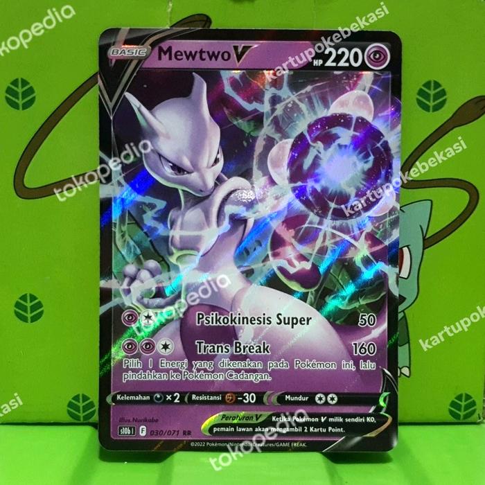 Jual Mewtwo V RR S10b 030/071 kartu pokemon TCG Indonesia - Kota Bekasi - kartupokebekasi ...