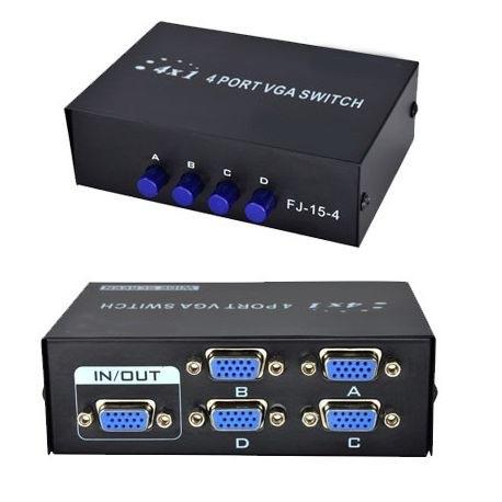 Jual Vga Switcher Switch & Splitter 2 Port 4 Port 2 In 1 Gaintech - 2 ...