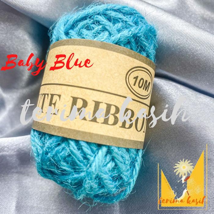 Jual TALI ROTAN/GONI COLOUR -TERIMAKASIH-绳子（彩色） - 7. BABY BLUE - Kab ...