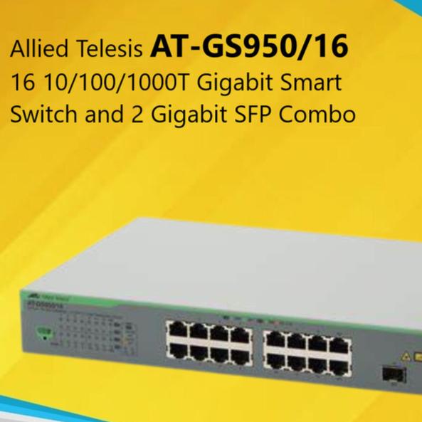 Jual Switch Allied Telesis AT-GS950/16 16-Port Gigabit Smart Switch - Jakarta Pusat - Global ...