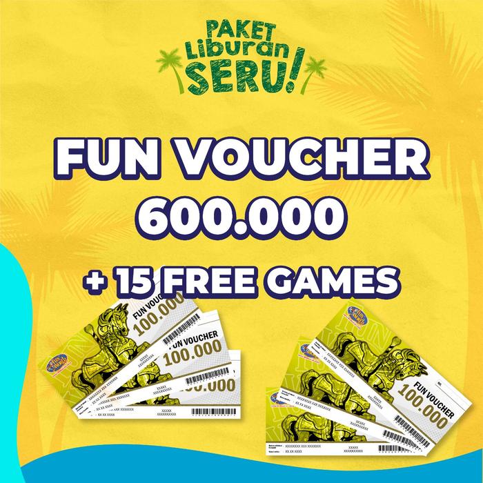 Jual PAKET SERU 1 ( Voc Funworld 600K + 17 Free Games) - Jakarta Utara - Funworld Official Store ...