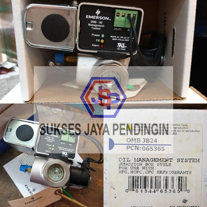 Jual Emerson OMB Oil Management System Juntion Box Style JB24 - Jakarta ...