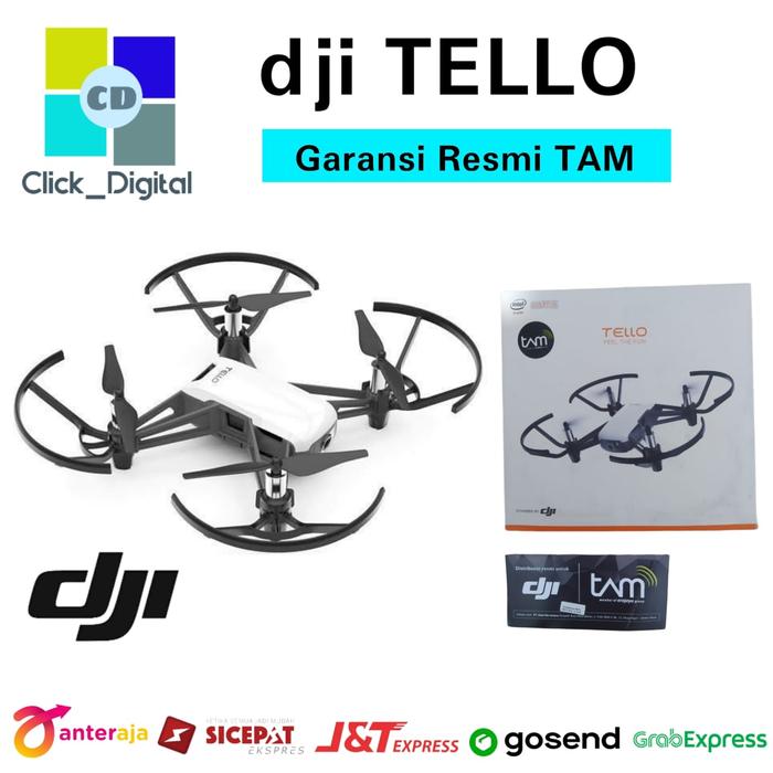 Jual DJI Tello Mini Drone Kamera HD 5 MP/720P - Garansi Resmi TAM ...