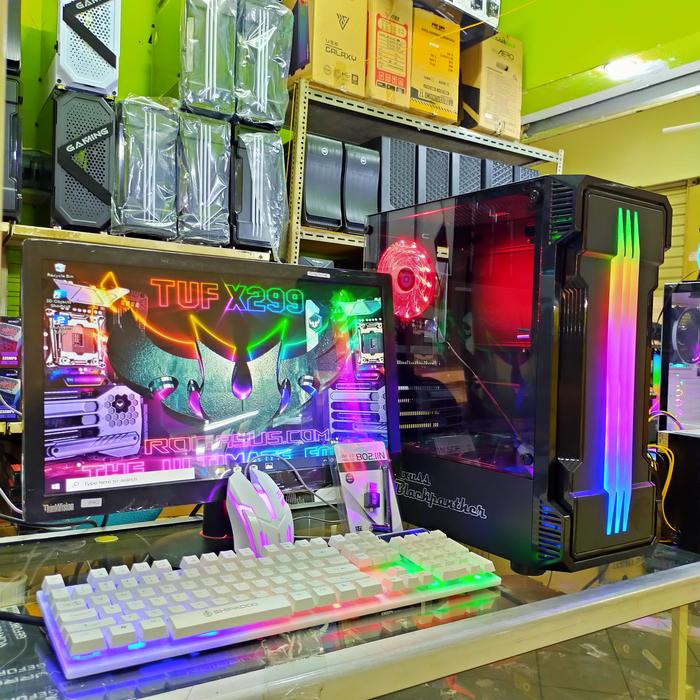 Jual Pc Gaming core i7 Full set Ram 16 Gb Vga 8gb rtx Gb Monitor 24 ...