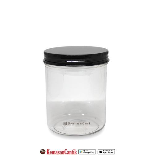 Jual Botol Toples Jar Plastik Polos 500 ml Tutup Alumunium - Hitam - Kab. Bandung ...