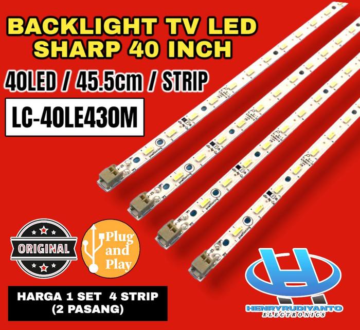 Jual BACKLIGHT TV LED SHARP 40 INC LC 40LE430 M 40LE430M LC-40LE430 LC-40LE - Jakarta Barat ...