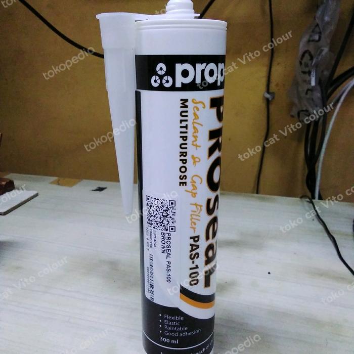 Jual Proseal acrilic Pas-100 sealent & gap filler 300ml BROWN - Jakarta ...