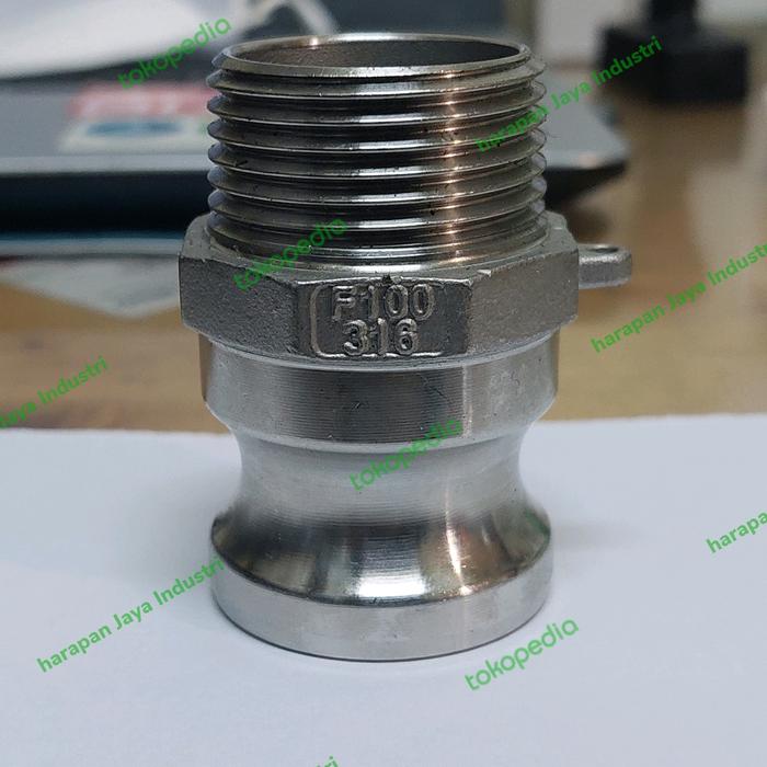 Jual Camlock / quick coupling Stainless F 1/2" Inch F50 - Jakarta Barat ...
