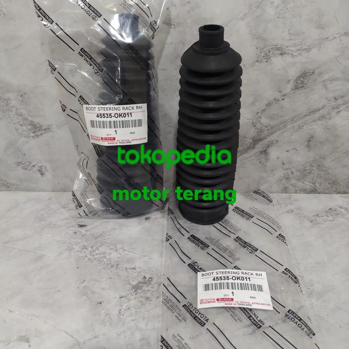 Jual KARET BOOT STEERING RACK BOOT STEER TOYOTA INNOVA KANAN ORIGINAL ...