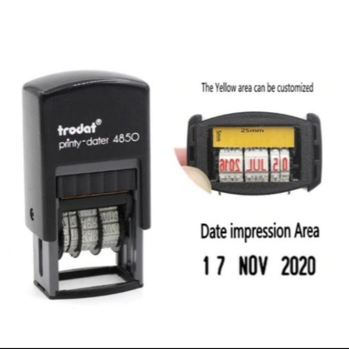 Jual STEMPEL TRODAT PRINTY DATER TYPE 4850 - Jakarta Barat - Siswa Stationery | Tokopedia