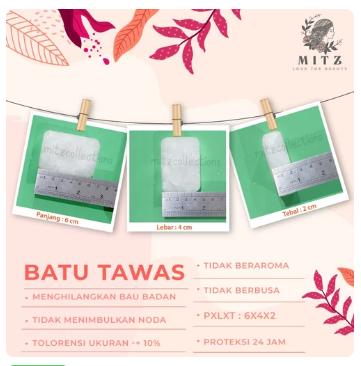 Promo Batu Deodorant Stick Roll On Tawas Kristal Penghilang Bau Badan ...