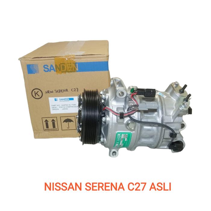Jual KOMPRESOR COMPRESOR AC NISSAN ALL NEW SERENA C27 ASLI SANDEN ORIGINAL - Kota Depok ...