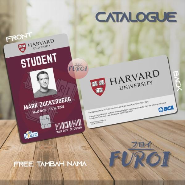 Jual Custom Flazz BCA | Custom Emoney Mandiri | Harvard ID Card - Flazz ...