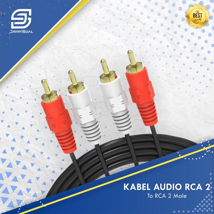 Jual Kabel Audio RCA Male 5M 2 RCA Male to 2 RCA Male - Kota Denpasar ...