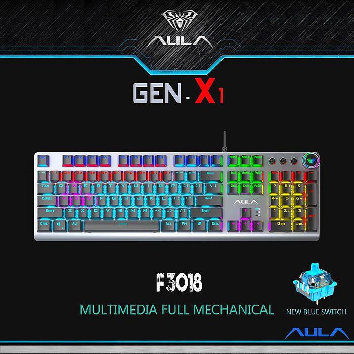 Jual Keyboard Gaming Mechanical Multimedia Aula F3018 GEN-X1 Series ...