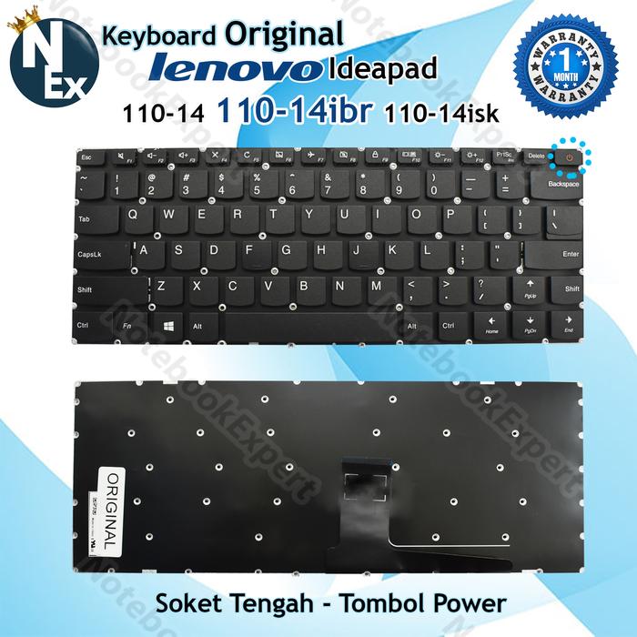 Jual Keyboard ORI Lenovo Ideapad 110-14 110-14ibr 110-14isk Soket ...