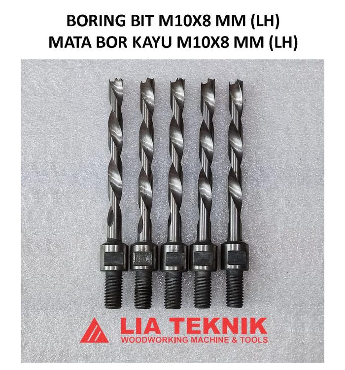 Jual M10x8 (LH) Drill Threaded Shank | Mata Bor Kayu Drat | Made in ...