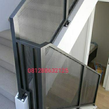Jual railing tangga minimalis modern (plat perforated) - Kota Bekasi ...