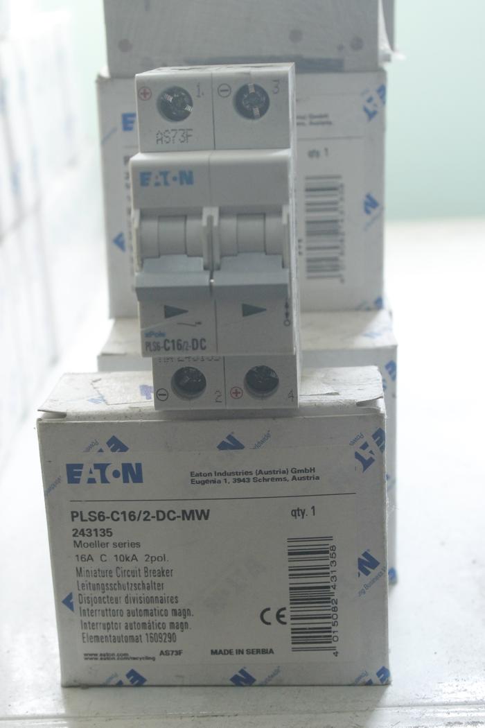 Jual MCB 2P 16A 10KA CURVE C (DC VOLTAGE), 243135 - PLS6-C16/2-DC-MW EATON - Kab. Bekasi ...